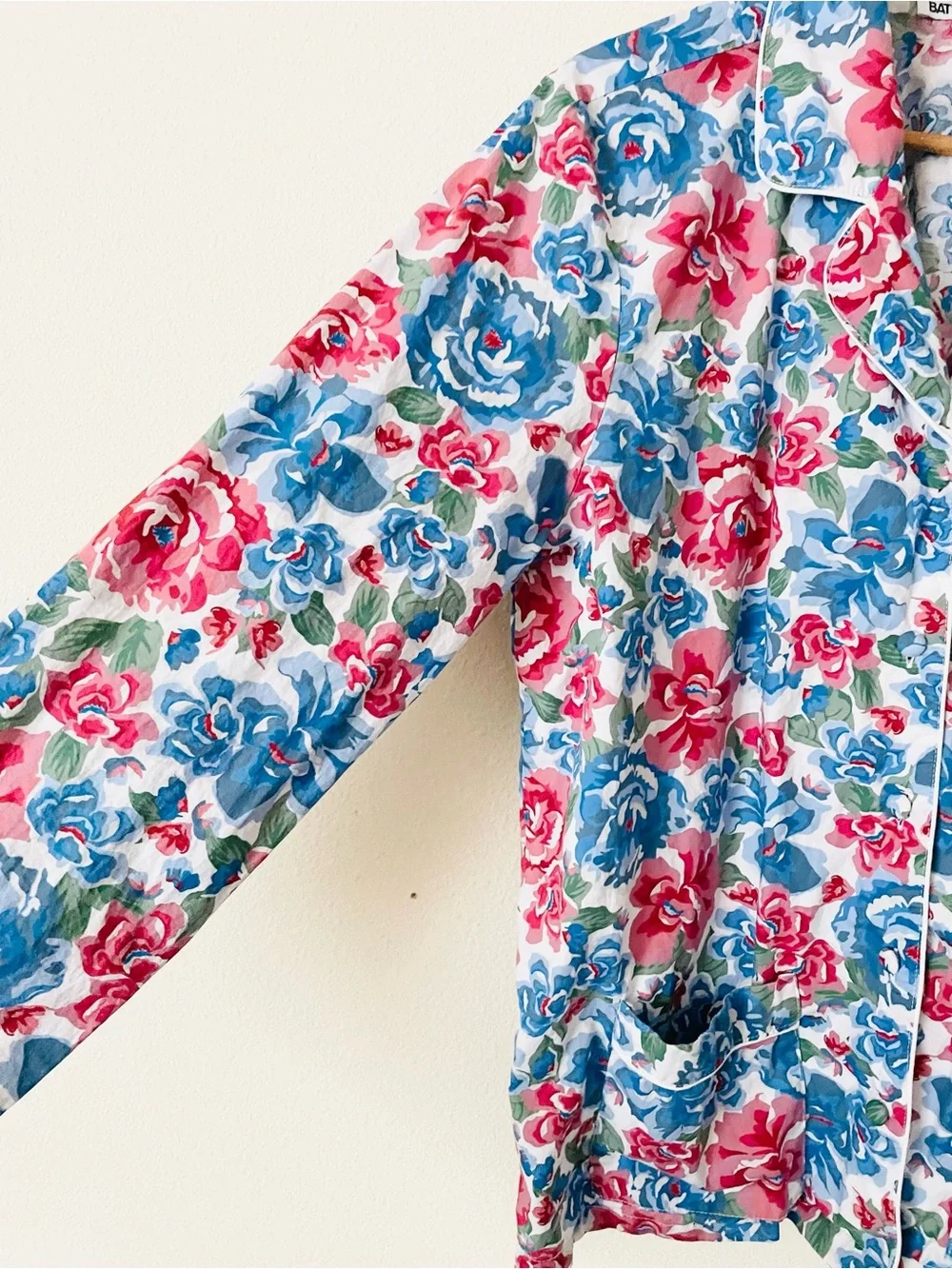 Batsheva | Intimates & Sleepwear | Batsheva Large 0 Cotton Blue Pink ...